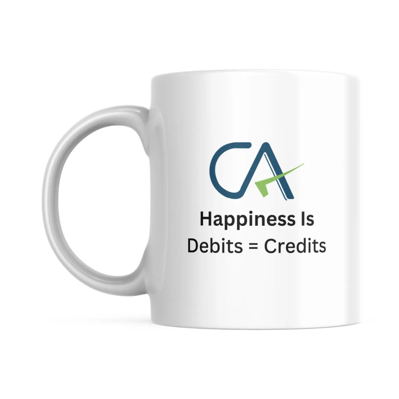 Happiness Is Debits = Credits Mug - CoolCage