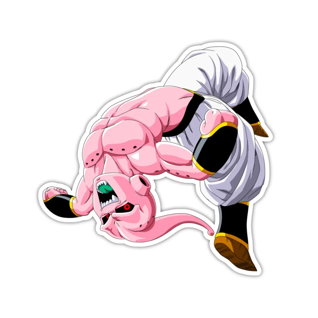 Flipping Majin Buu Sticker - CoolCage